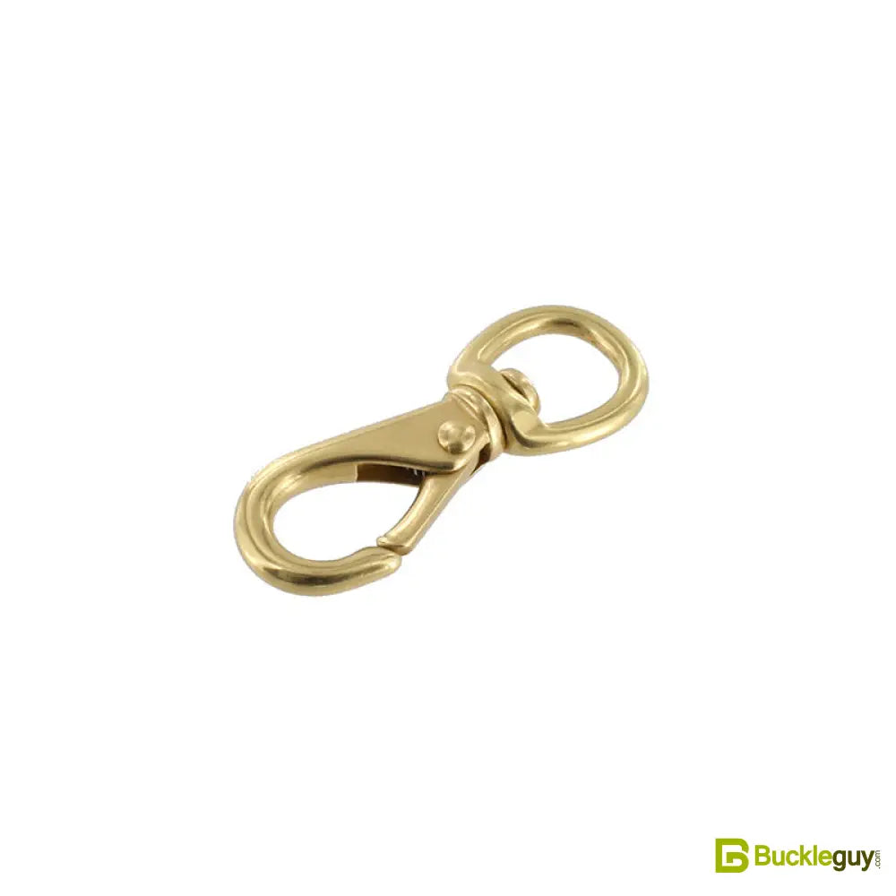 221 Mini Swivel Lever Snap, Solid Brass-LL – a leatherstore