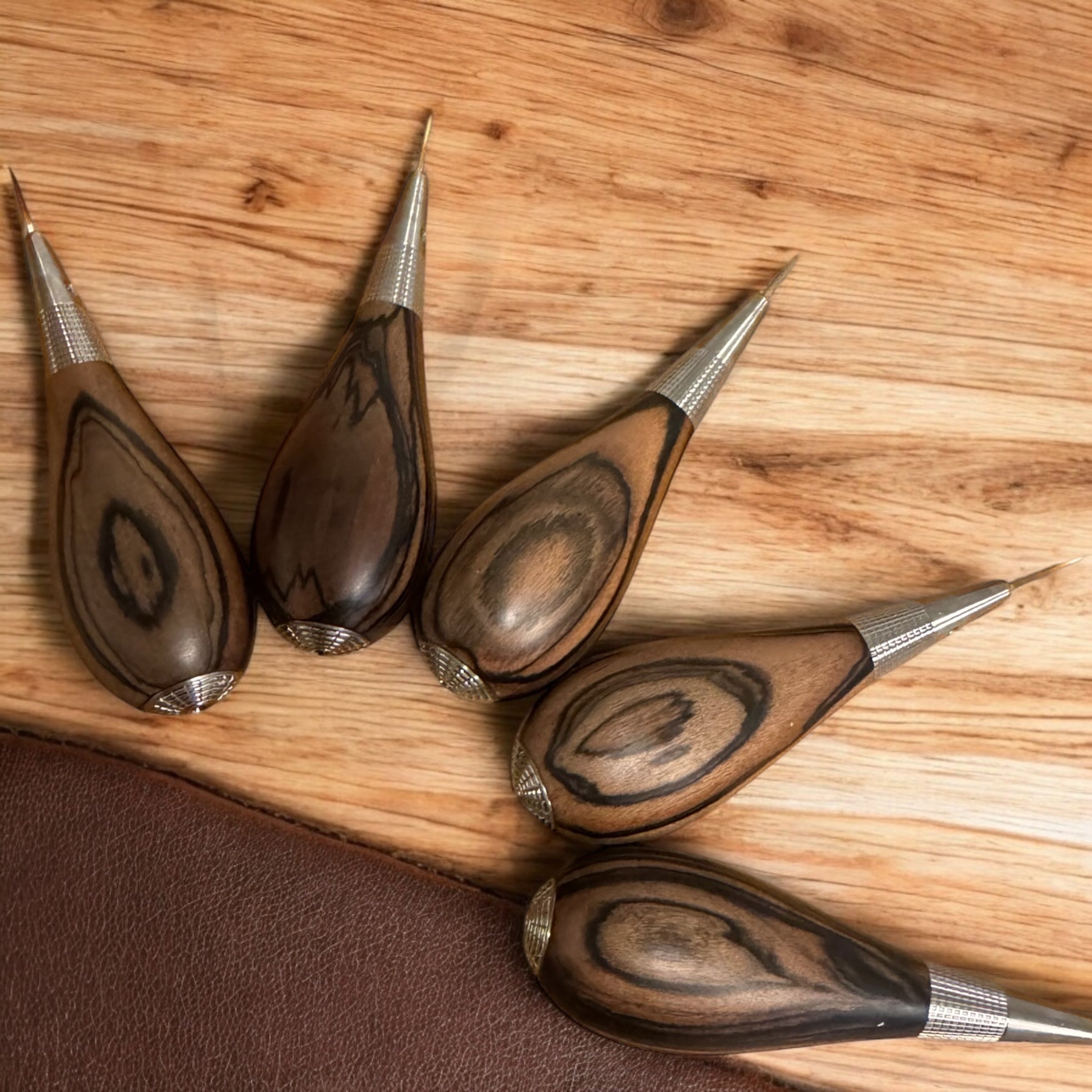 Titanium & Wood Awl - Jerome David – a leatherstore