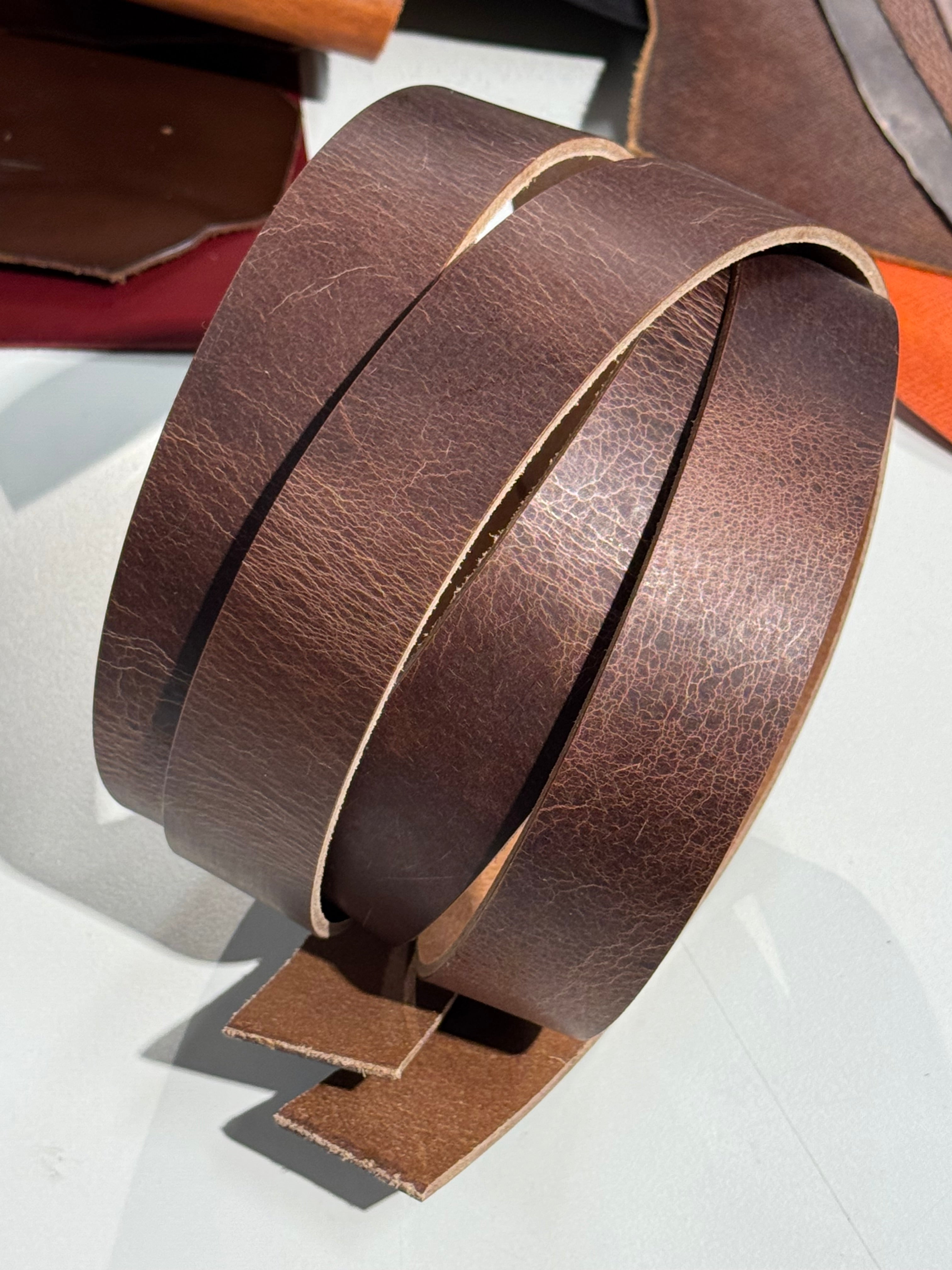 Belt strap - OUTBACK BIRCH – a leatherstore