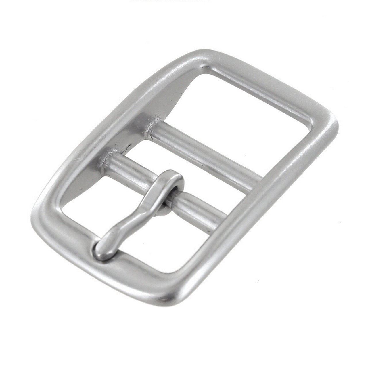 C5384 Nickel Matte, Double Bar Buckle, Solid Brass-LL, Multiple Sizes ...