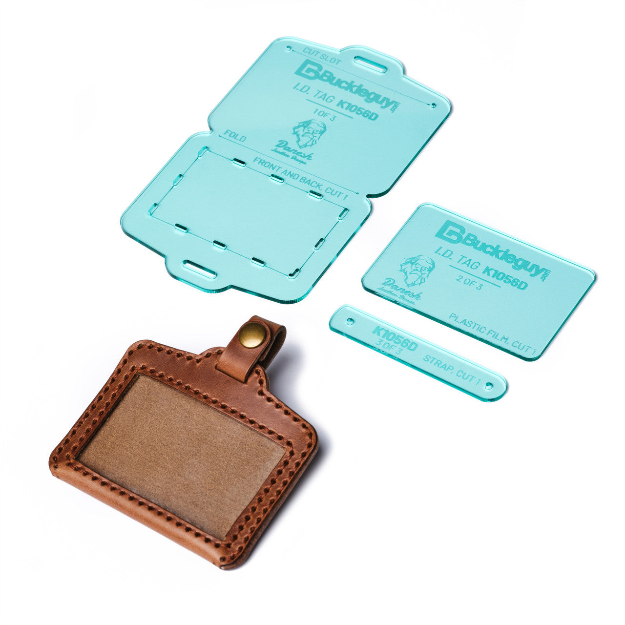 Danesh, I.D. Tag, Acrylic Template – a leatherstore