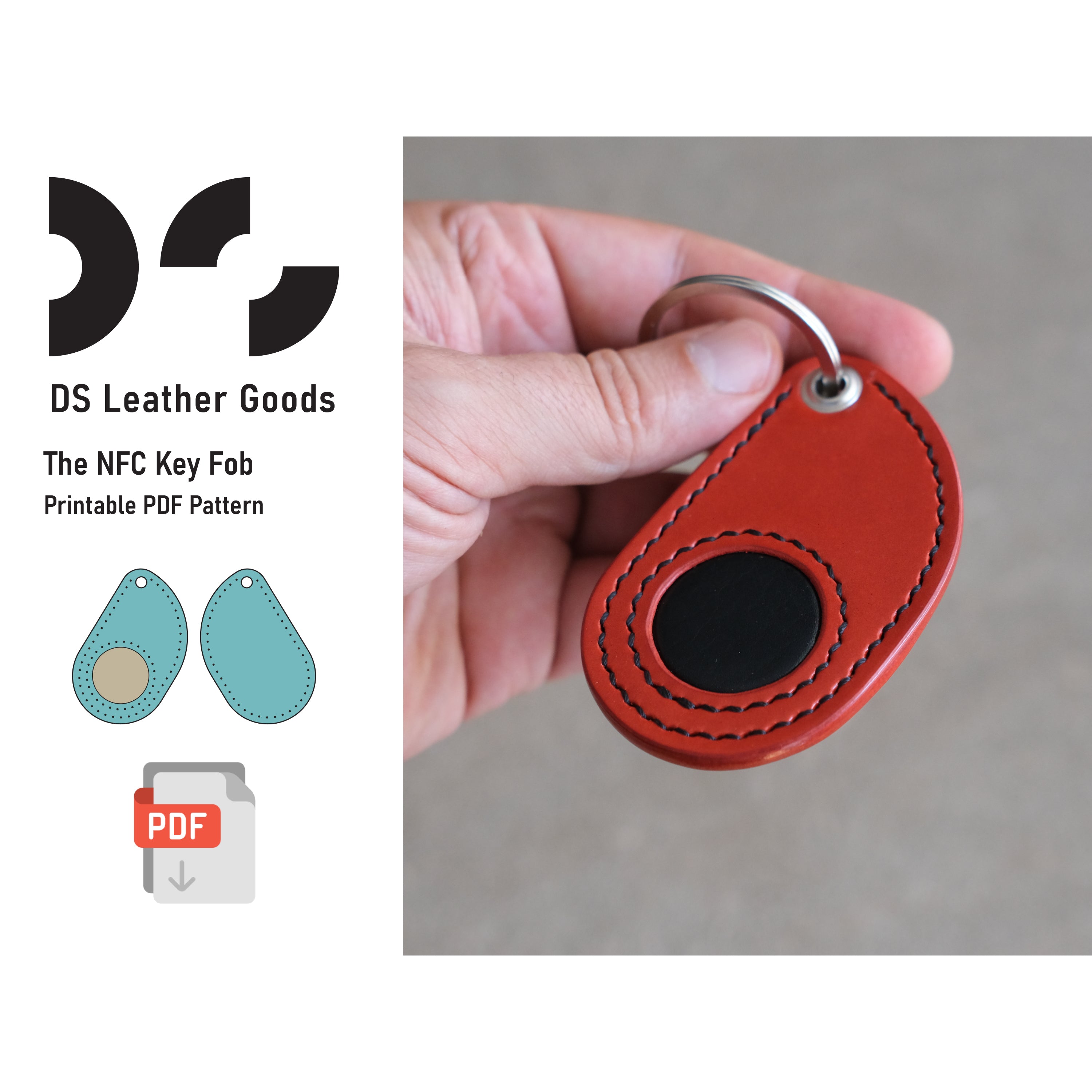 THE NFC KEY FOB - DS LEATHERGOODS – a leatherstore