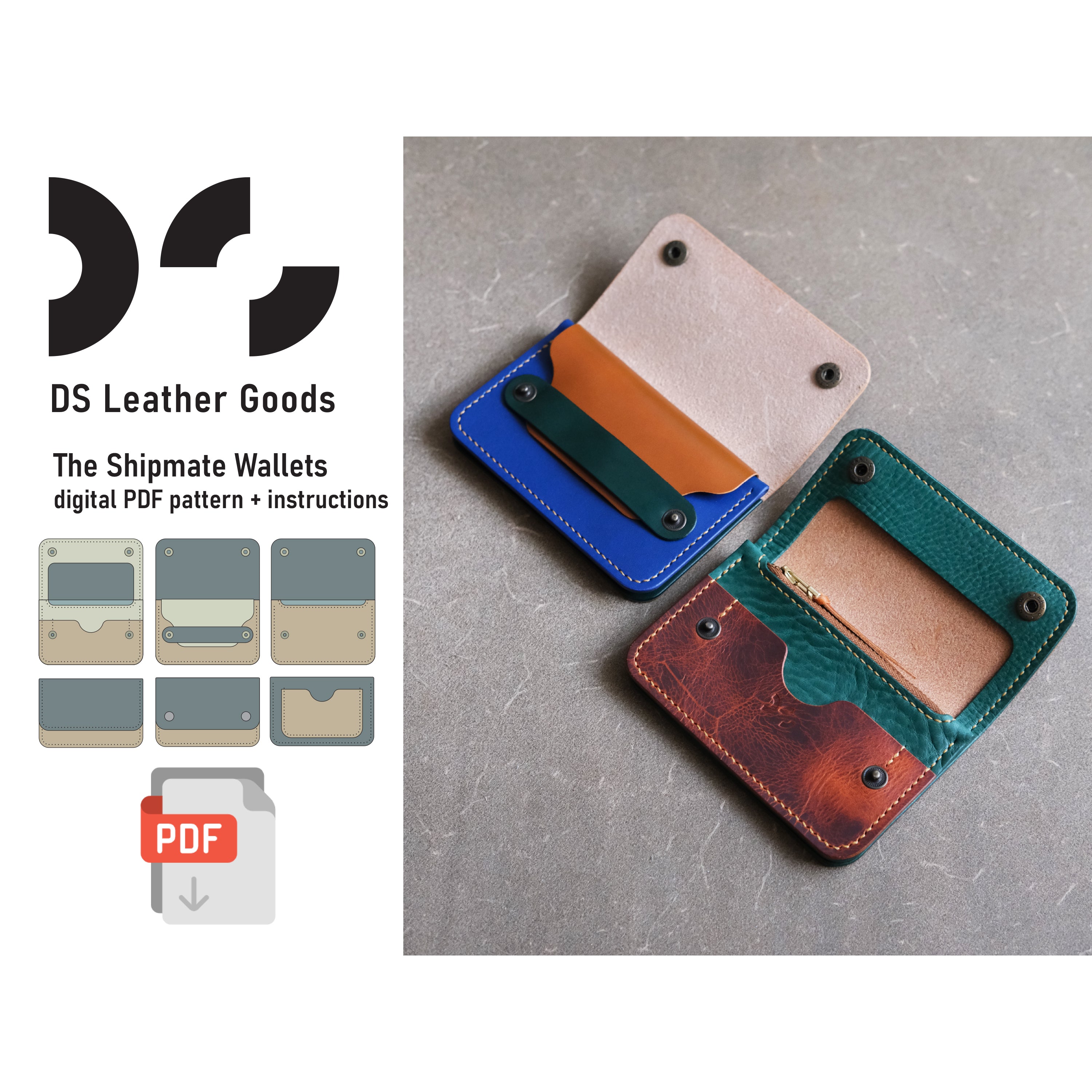 THE SHIPMATES WALLETs - DS LEATHERGOODS – a leatherstore