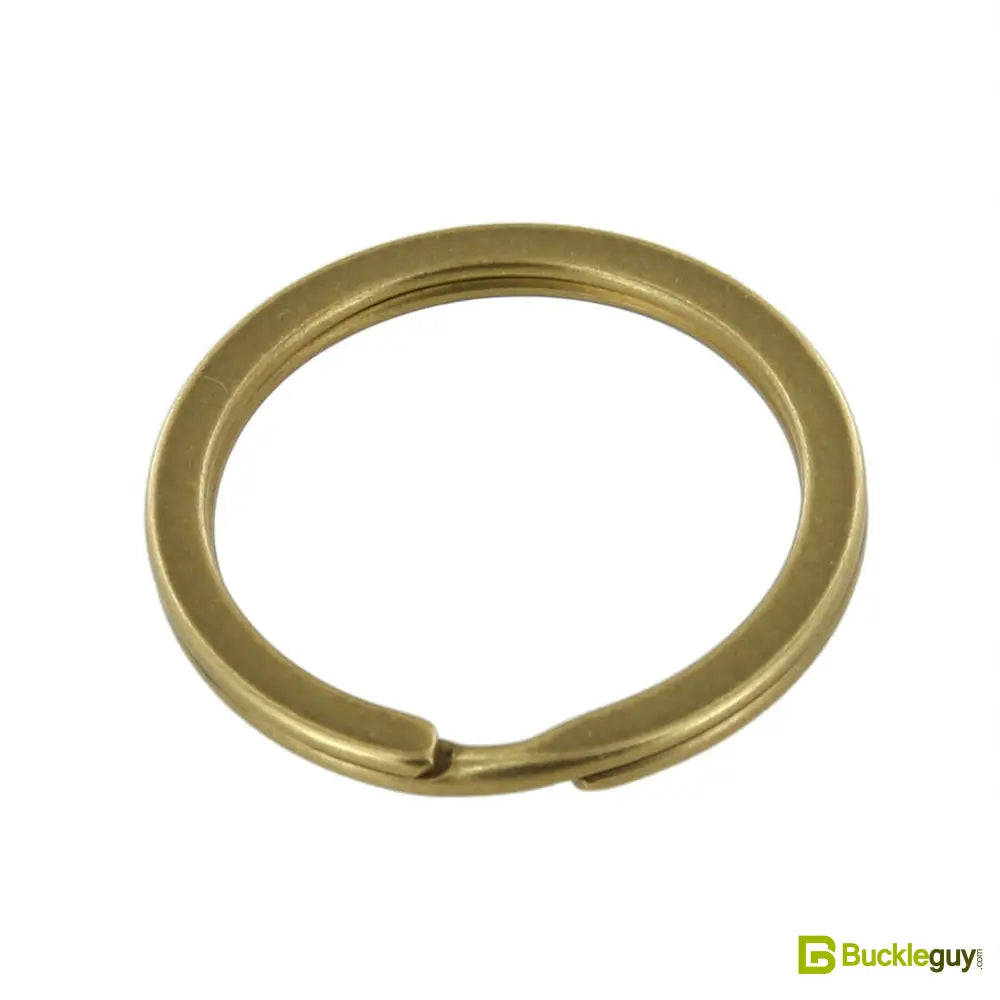 B2020 Raw Brass, Key Ring, Solid Brass-LL, Multiple Sizes – a leatherstore