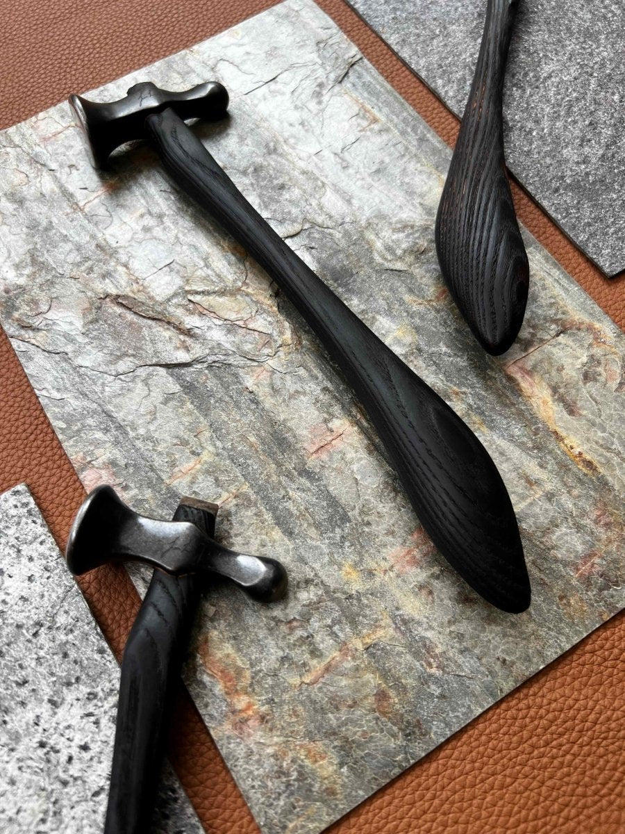Tapping Hammer with Yakisugi Handles – a leatherstore